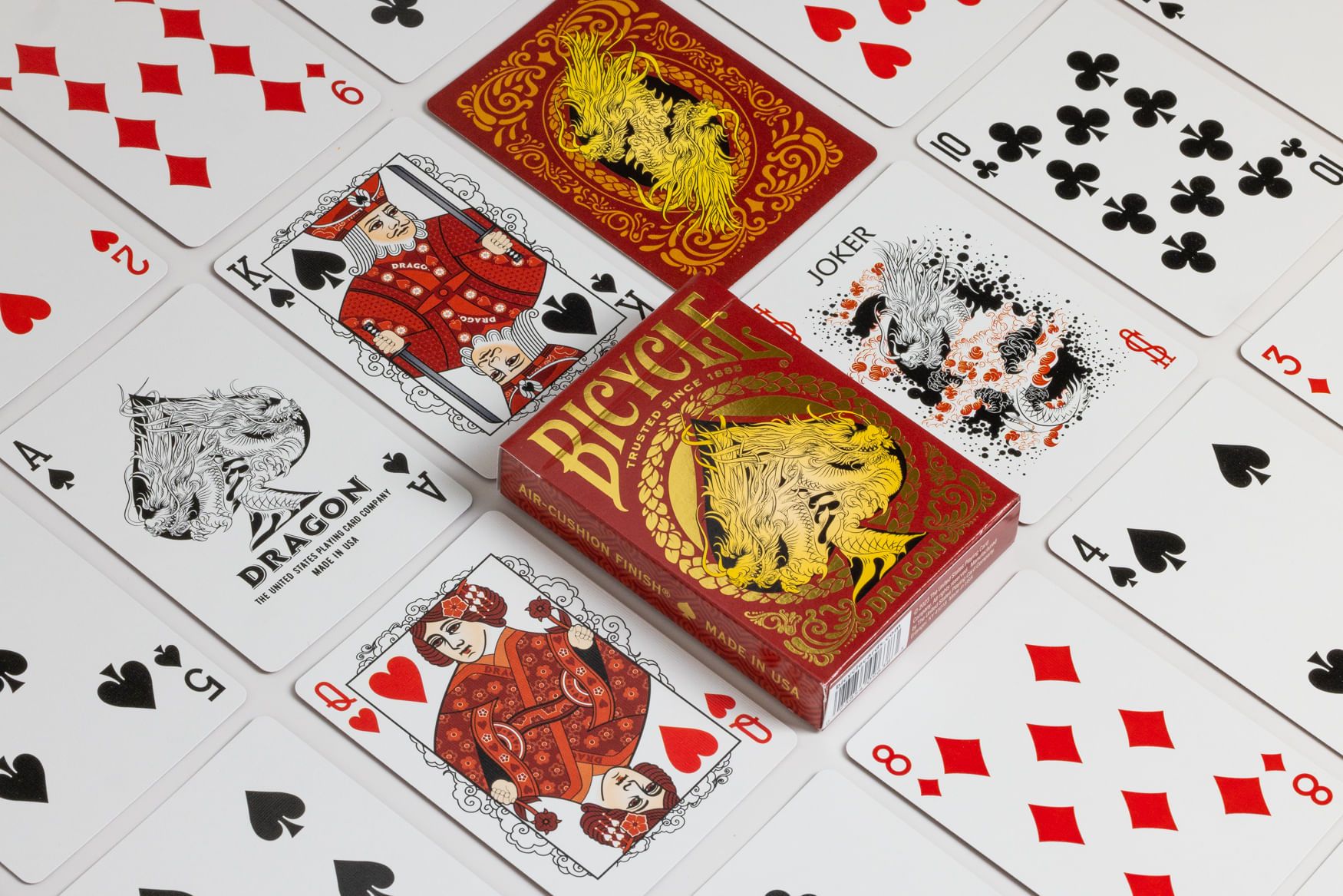 Bicycle Red Dragon Playing Cards – Eclipse Games Pty Ltd